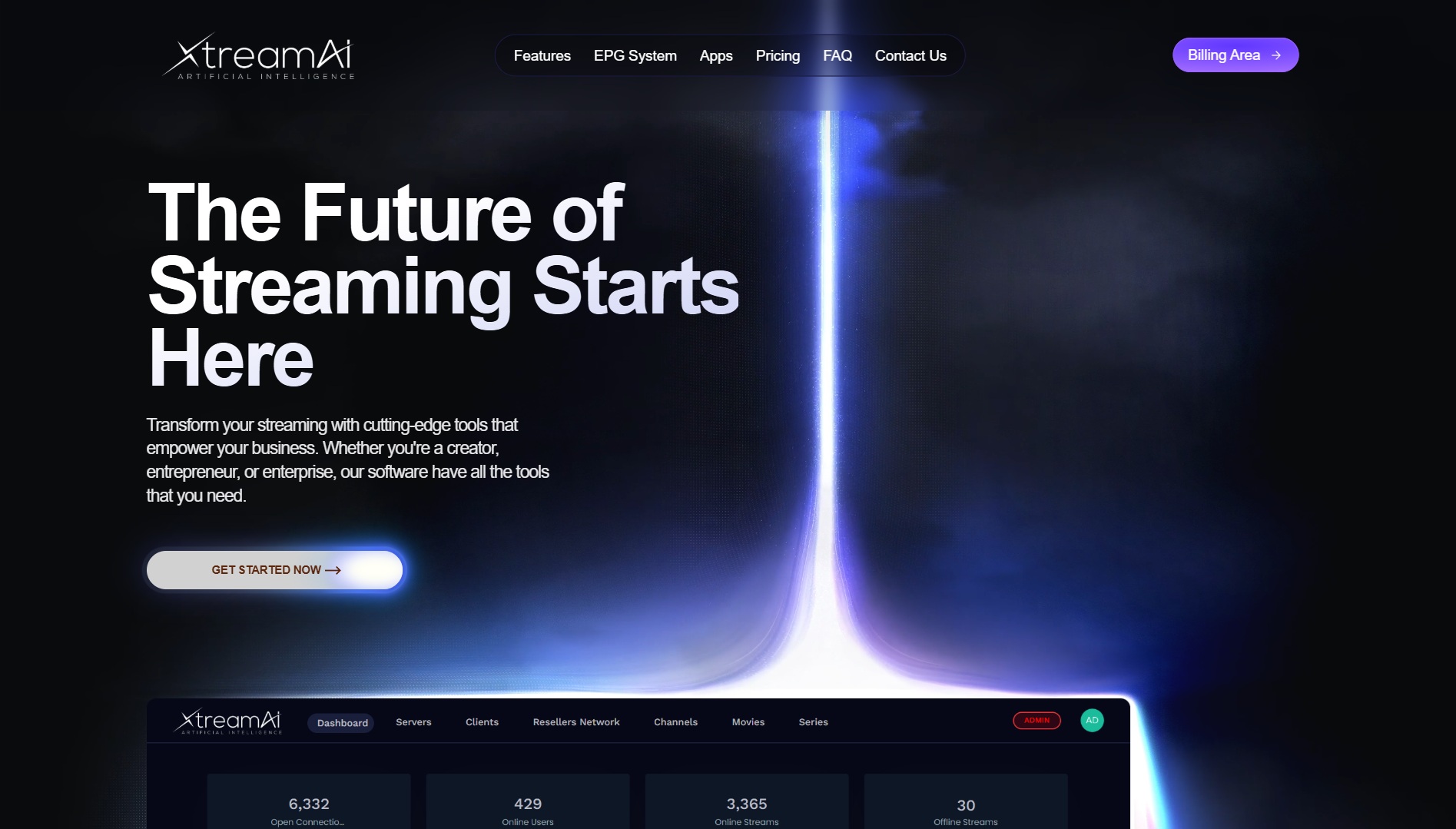 Xtream AI Streaming Engine - The Future of Streaming Starts Here